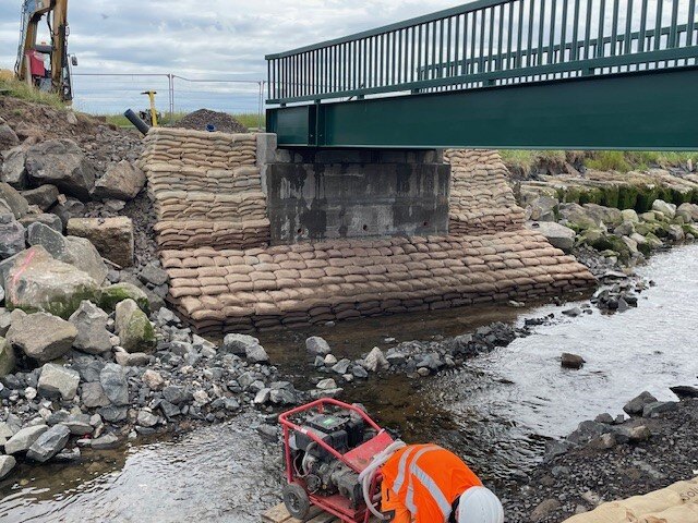 Barry Burn Bridge, Carnoustie - foundation repairs